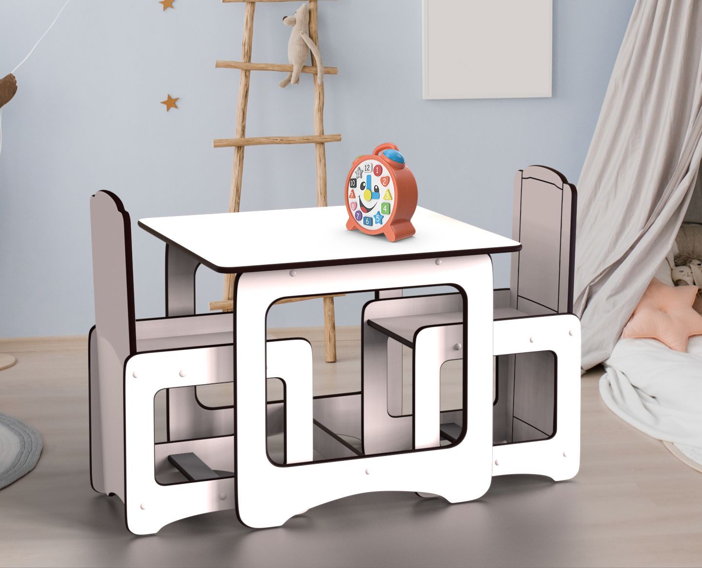 Smart Kids Study Table and Chair +Eating Table+Multi Purpose Table ...