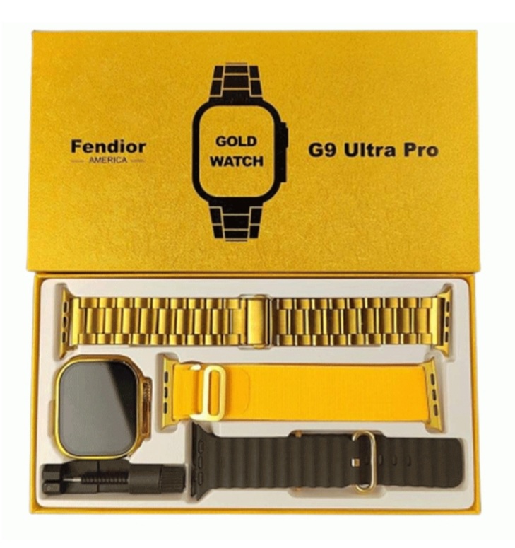 I20 Ultra Max Smart Watch with Airpods | 7 in 1 Straps | 2.3" HD ...