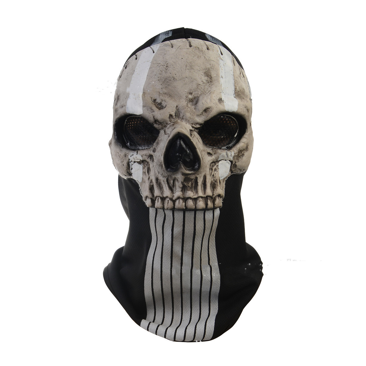 Unisex Call Of Duty Ghost Skull Mask Full Face Skeleton Scary Mask ...