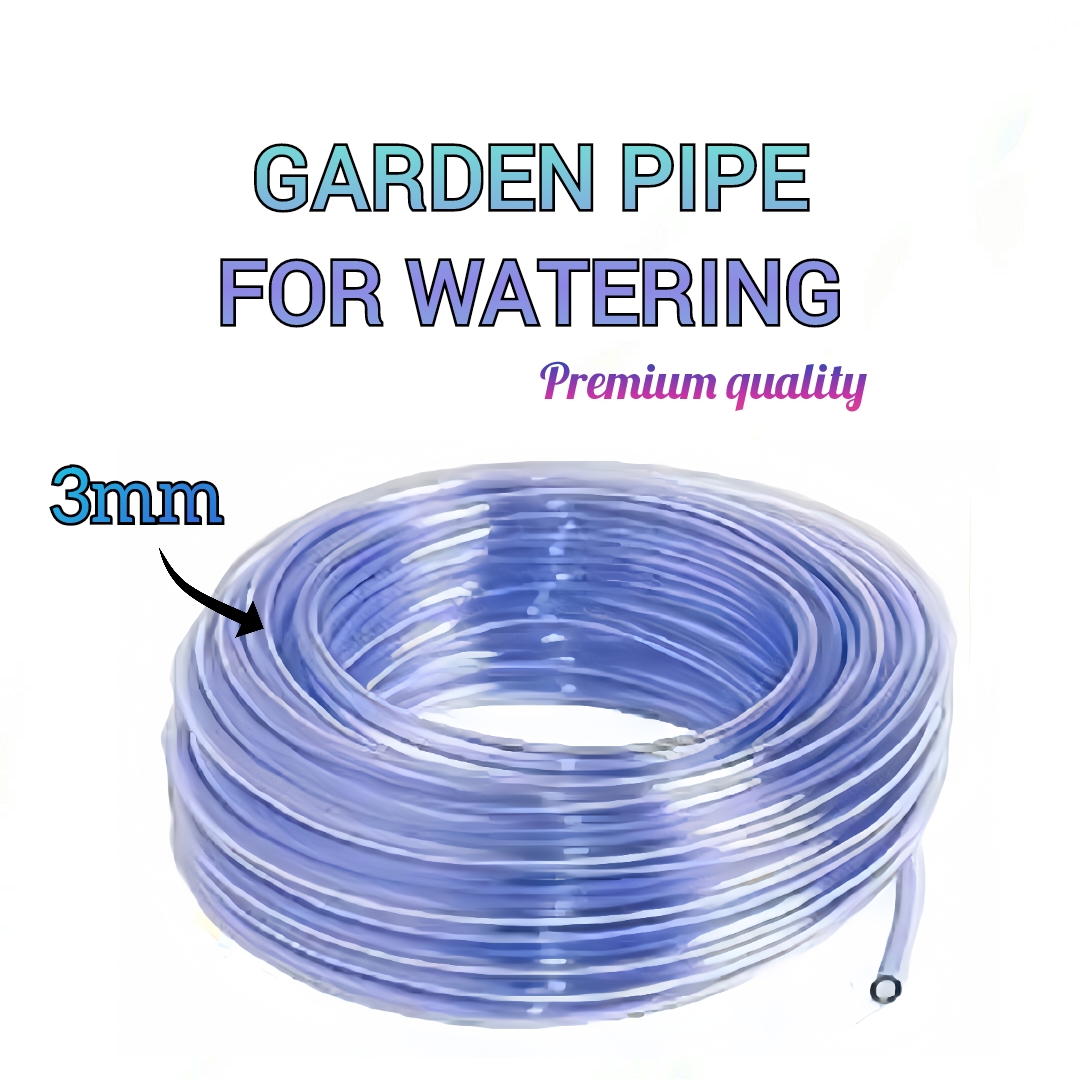 Water Hose Pipe, Garden Plastic Hose Water Pipe, Flexible Transparent ...