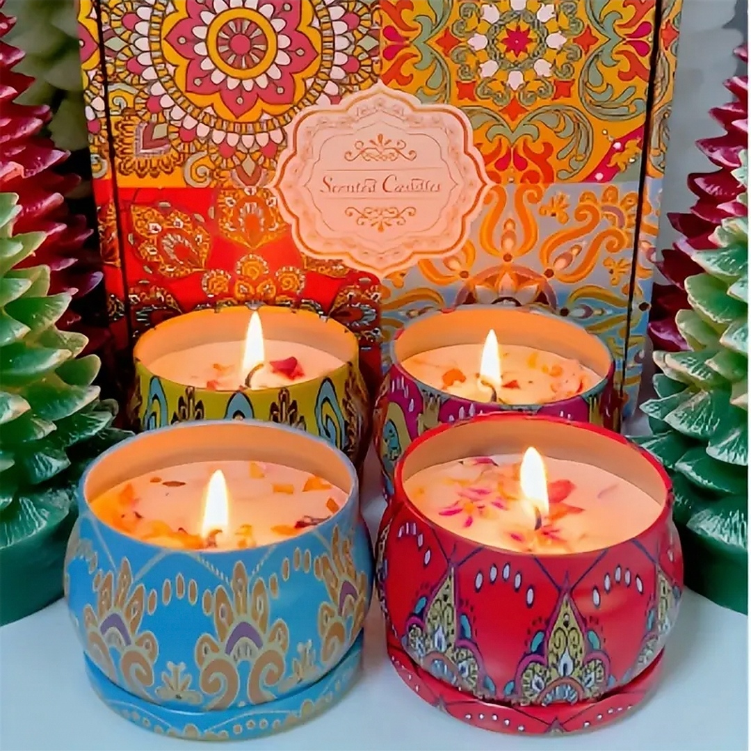 SCENTED SMOKE FREE TURKISH CANDLES, TIN CAN SCENTED CANDLES, TIN CAN ...