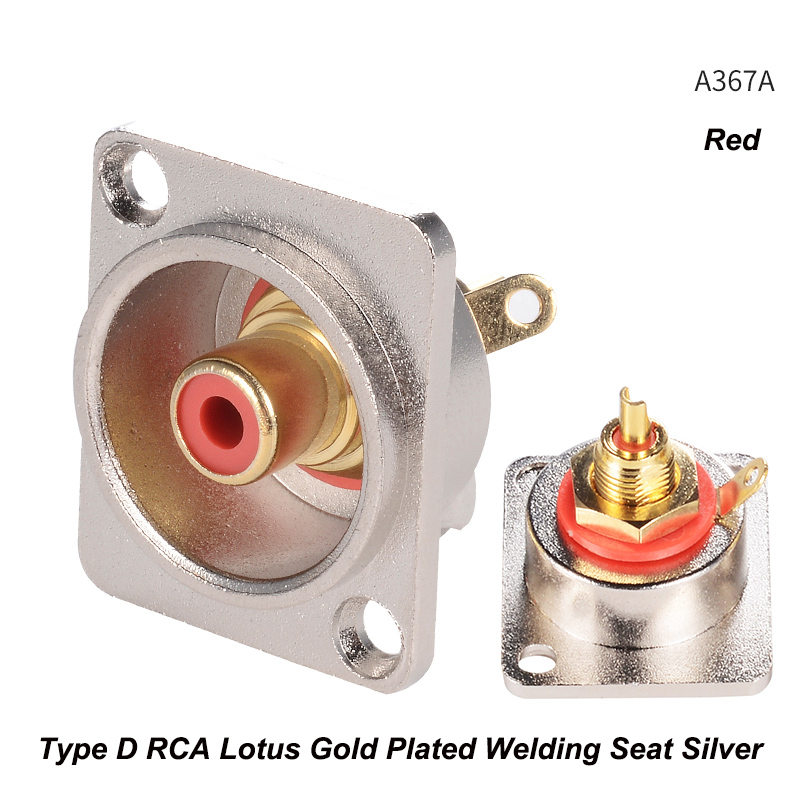 A367A Type D RCA Lotus Socket YS367A AV Audio Video Connection DVD ...