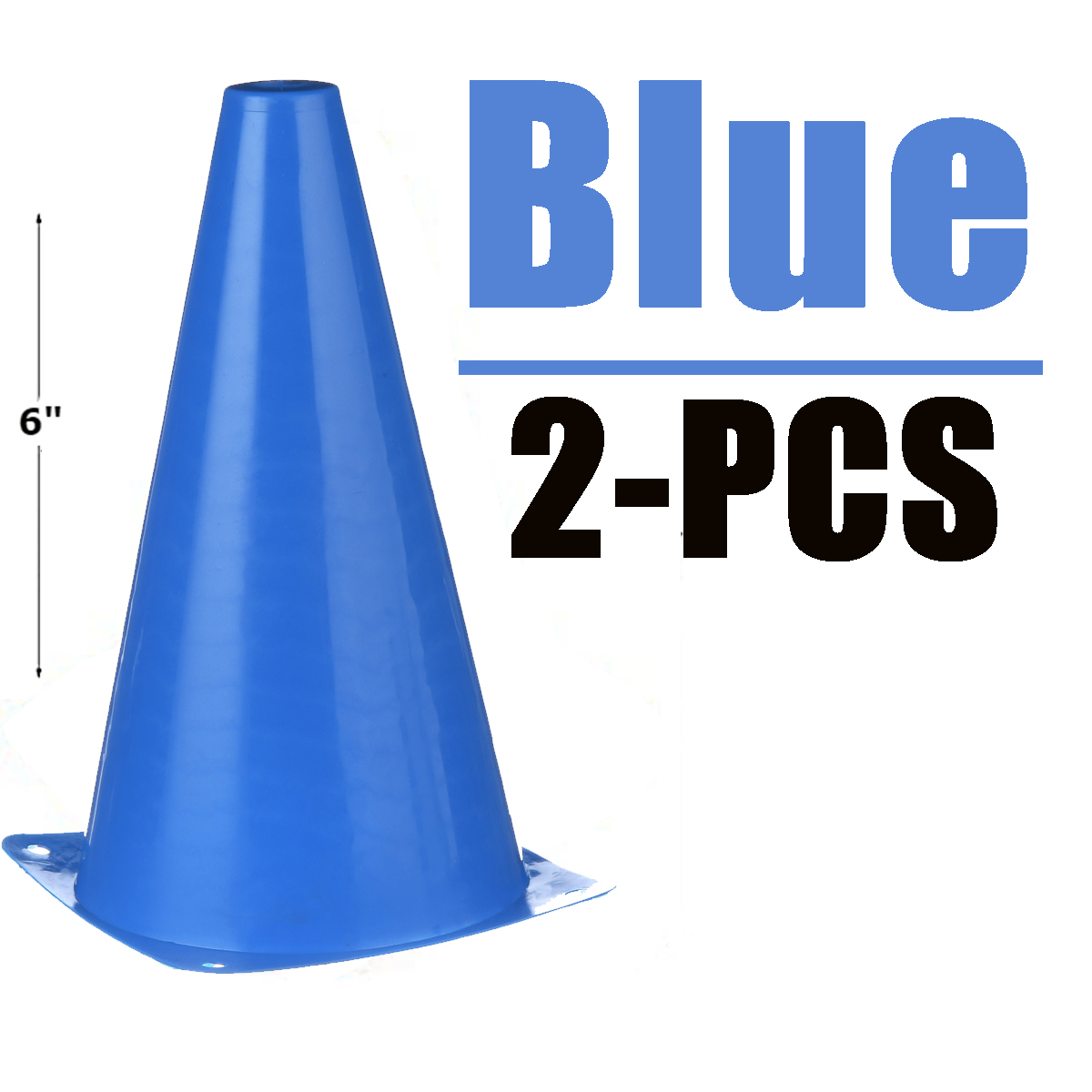 6 inch Multipurpose Training Cones Football Basketball, Soft & Durable ...