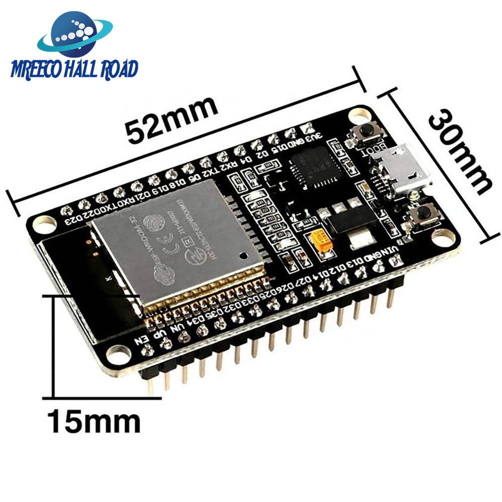 WROOM ESP32 Wifi Based Microcontroller Development Board ESp32 Nodemcu 30 Pin | Daraz.pk