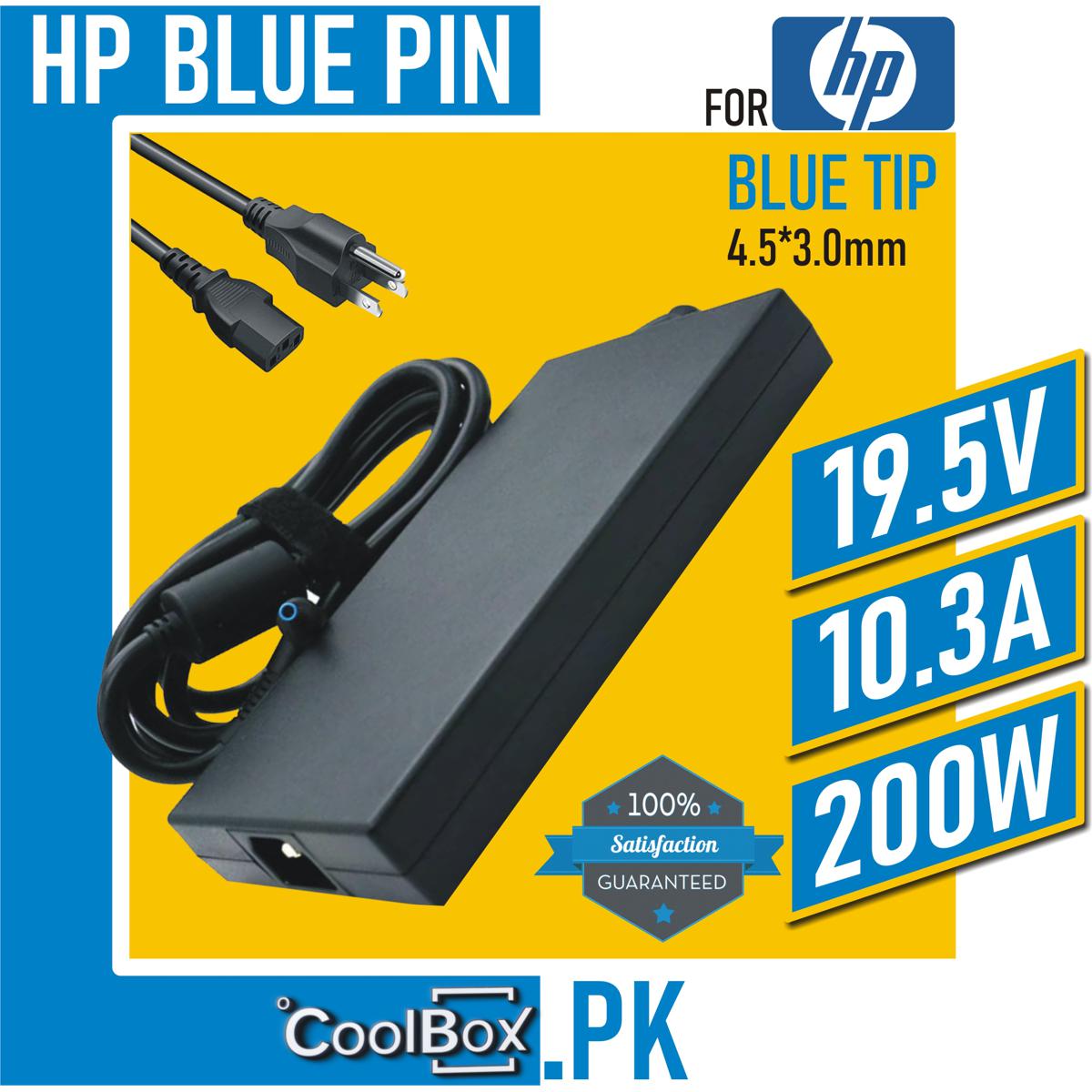 Original HP 200W 19.5V 10.3A 3.0mm Blue Tip AC Adapter Charger For HP ...
