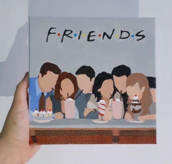 Friends themed canvas painting | Daraz.pk