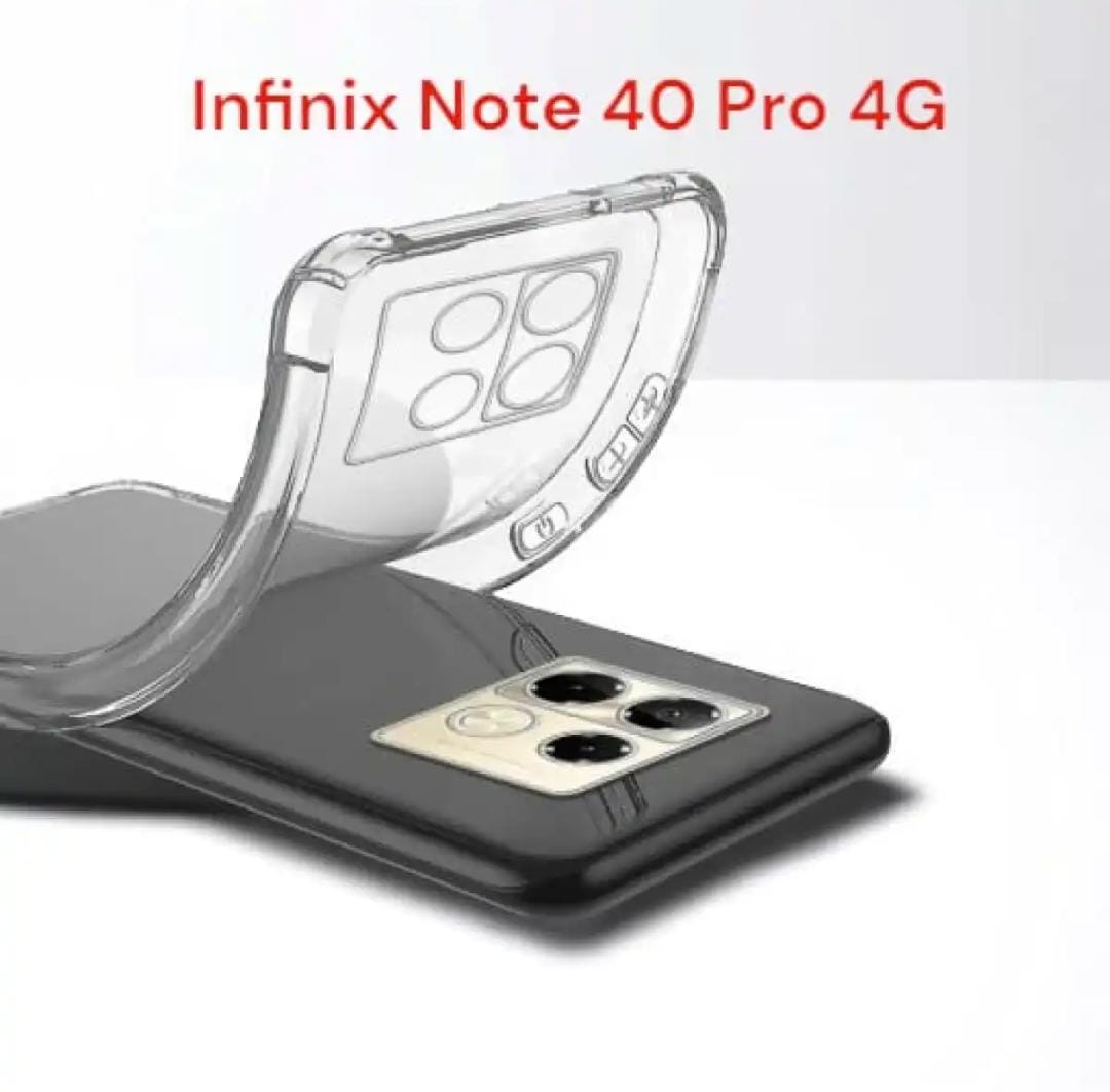 Infinix Note 40 Pro (5G) / Note 40 Pro + (5G) Cover Clear Transparent ...