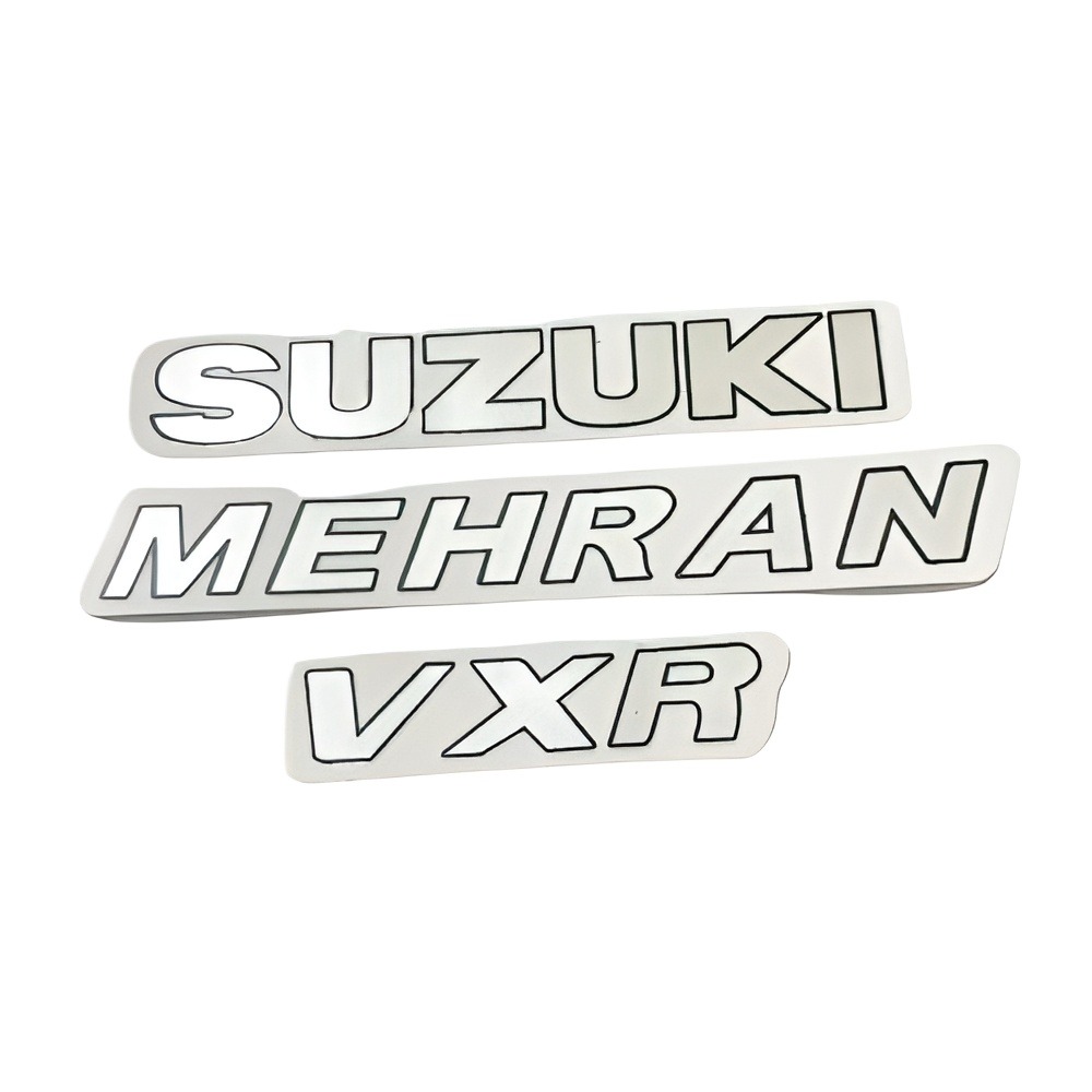 Rear Sticker / Trunk Sticker For Suzuki Mehran VXR 3 pcs Set | Daraz.pk