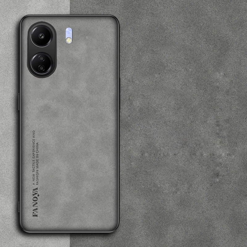 For Xiaomi Poco C65 Case Blended Matte Soft Shell Wool Texture Design ...