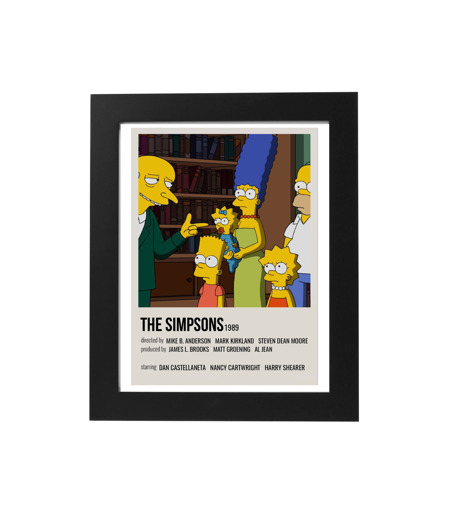 The Simpsons Futurama Bart Simpson TV Show Posters Vinyl Paper Quotes ...