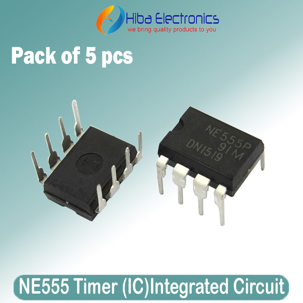 Pack of 5 pcs NE555 IC NE555 Integrated Circuit | Daraz.pk
