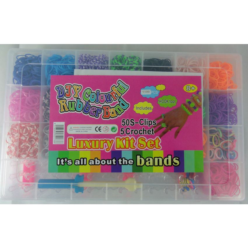 Rainbow Loom- Loomi Pals, MEGA Combo Craft Set, Includes 5,600 Latex ...