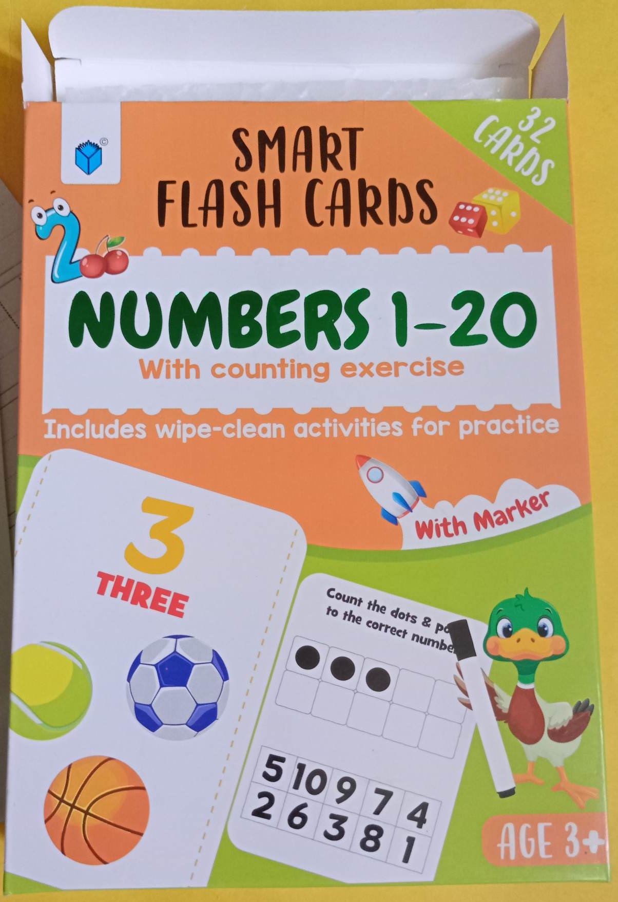 Numbers 1-20 Smart Flash Cards | Daraz.pk