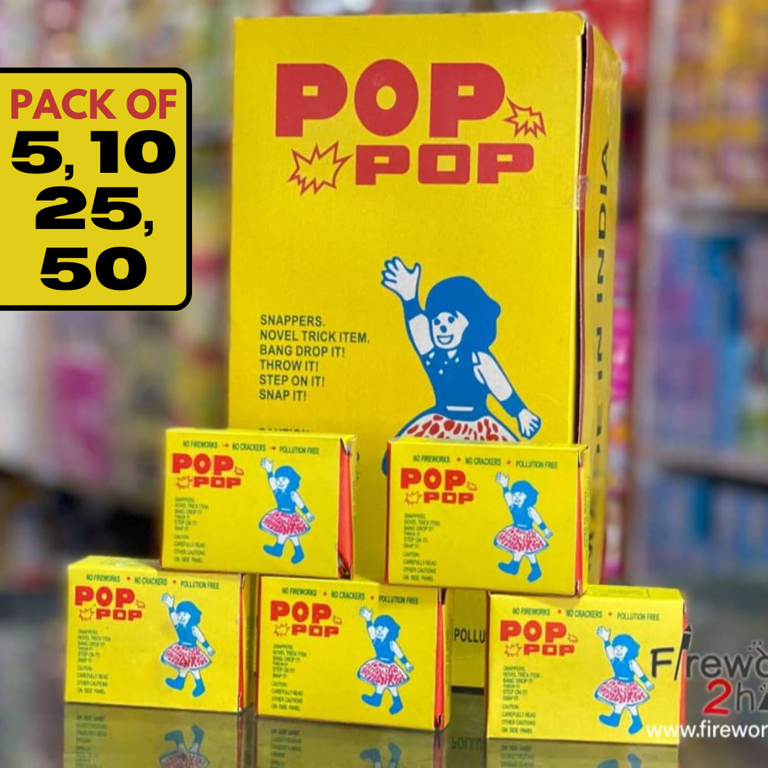 Pop Pop Crackers Pataka Box | Set of 5, 10, 25, 50 Boxes – Fun Pop Pop ...