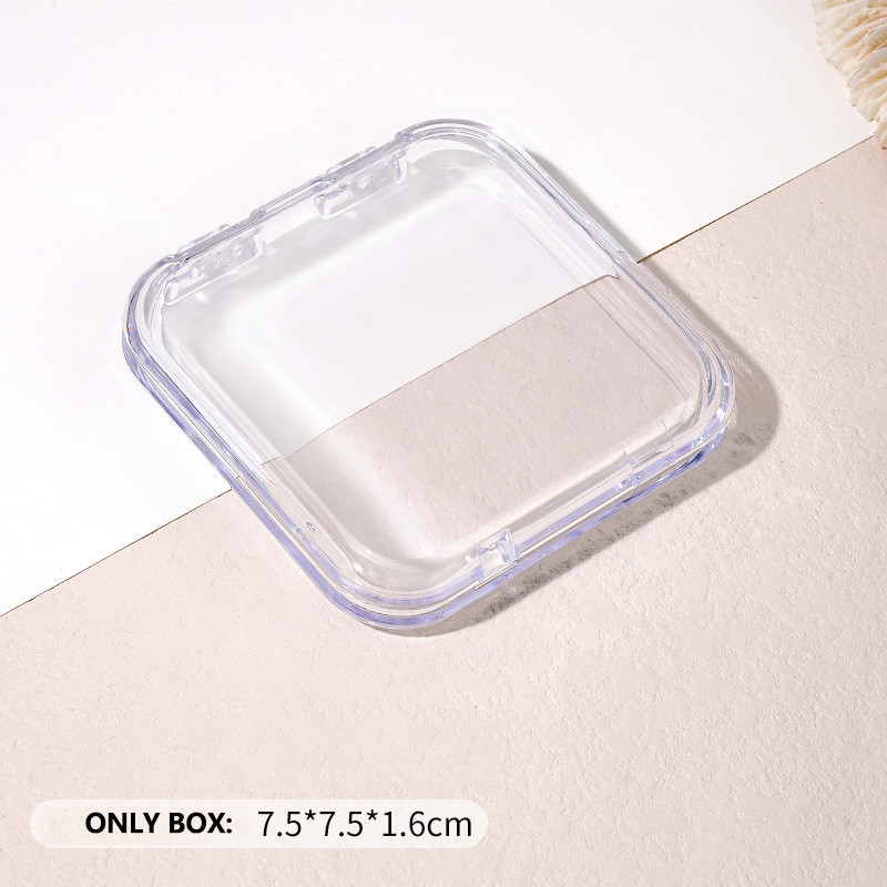 New 2024 Transparent Artificial Nail Box Handmade Nail Storage Box ...