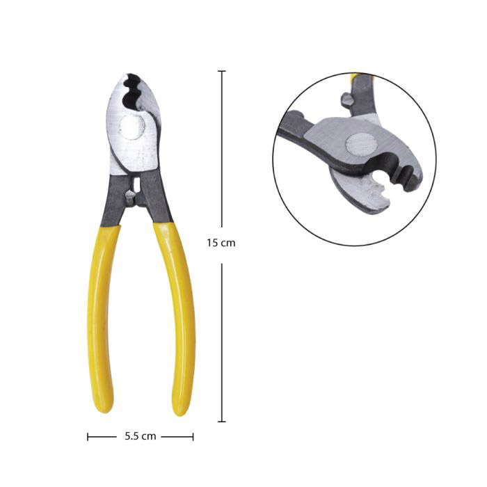 6 inches/150 mm Shell Cables Cutters - Electrical Wire Cutting Side ...