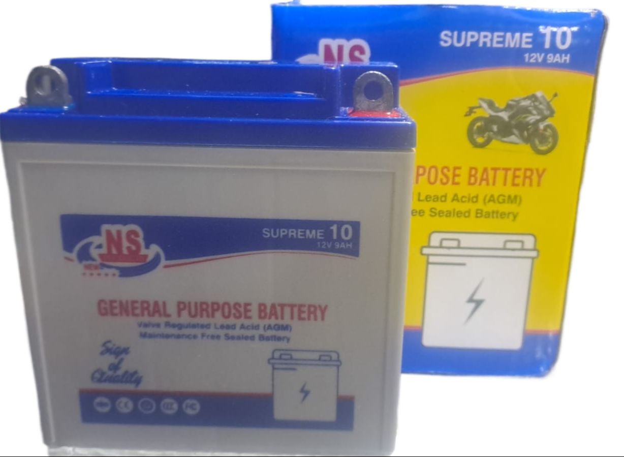 SUPREME 10 DRY BATTERY FOR SUZUKI GS 150 AND YBR YBR G YBZ 125 YBDX 12 ...