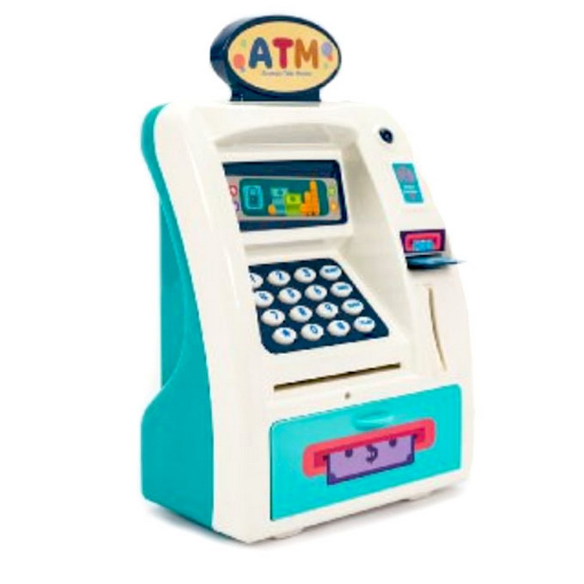 Kids ATM-Machine Electronic Money Safe with CreditCard - 10 inches ...