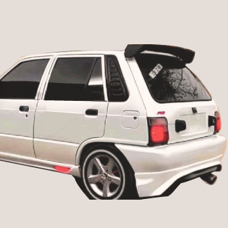 Universal Mehran car spoiler fiber glass material without paint | Daraz.pk