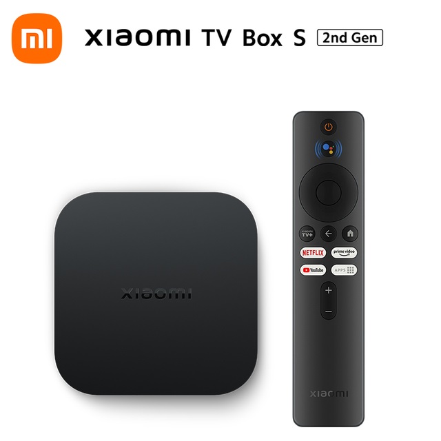Xiaomi Mi Box S 2nd Gen Android TV Builtin ChromeCast 4K Ultra HD plus ...