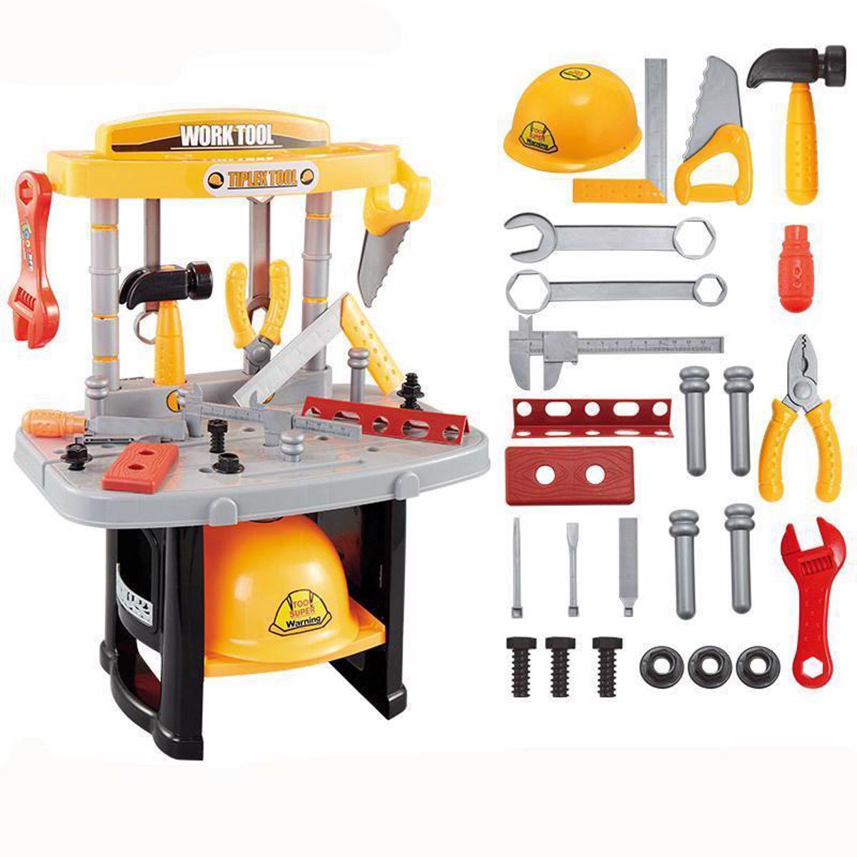 TOOL SET FOR KIDS LARGE YELLOW | Daraz.pk