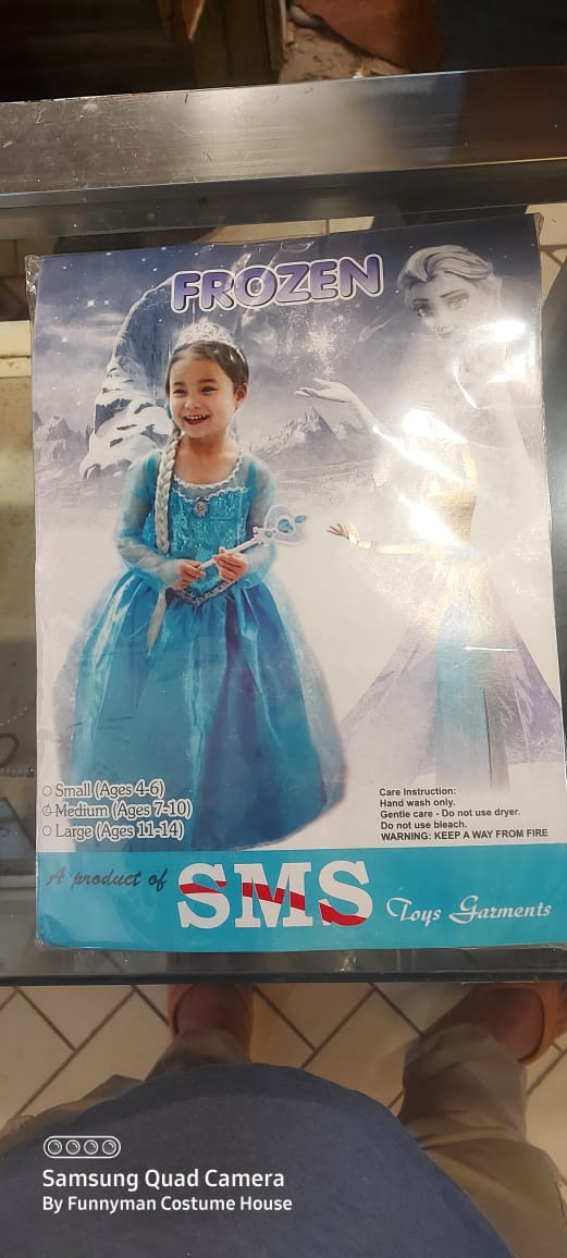 Elsa costume set for kids | Daraz.pk