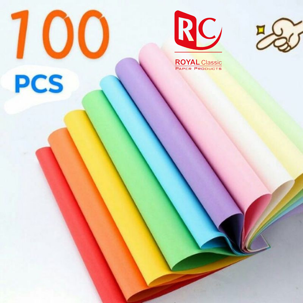 A4 Color Paper Premium Colors Paper 100 Sheets, A4 computer Sheets (10 ...