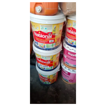 National Paints Wall Putty 24 killoogram Big size Drum Putty for Wall ...