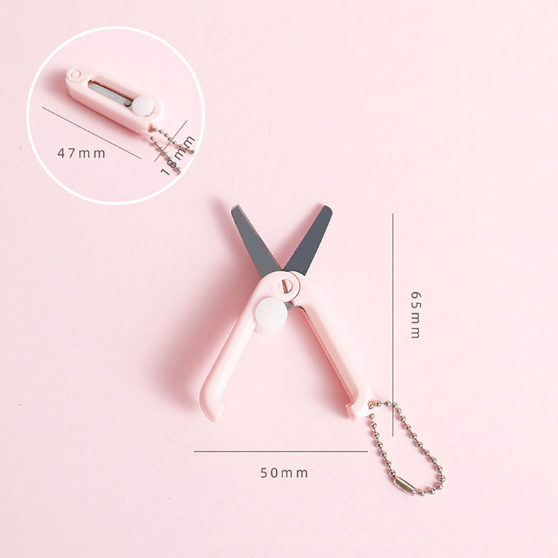 Portable Scissors For Office Students Mini Stainless Scissors Folding ...