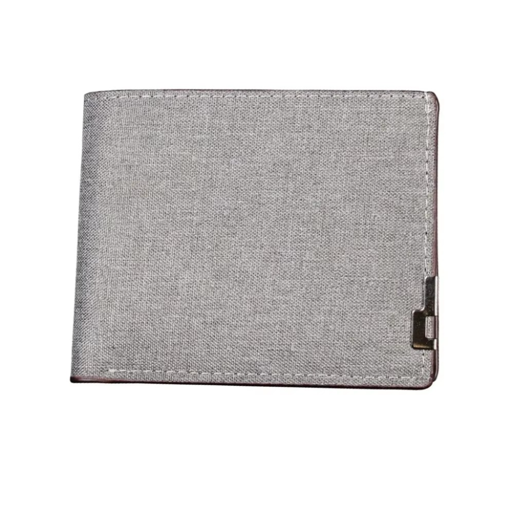 Men's Wallet, Denim Wallet, Grey Wallet, Slim Wallet, Good Quality ...
