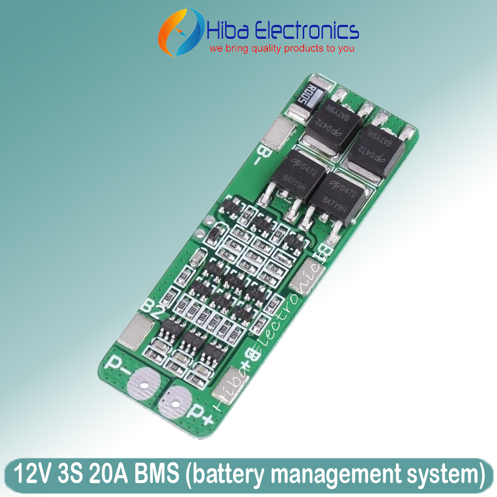 3S 20A BMS 11.1V to 12.6V Li-ion 18650 Lithium Battery Charger ...