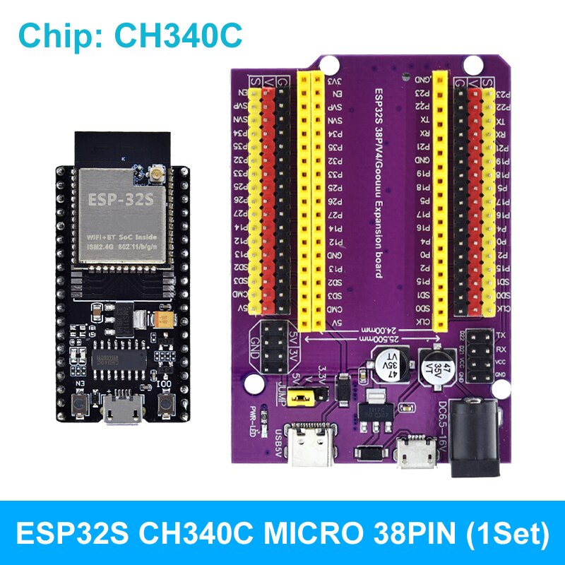 ESP32 Development Board TYPE-C/MICRO USB CP2102 | Daraz.pk