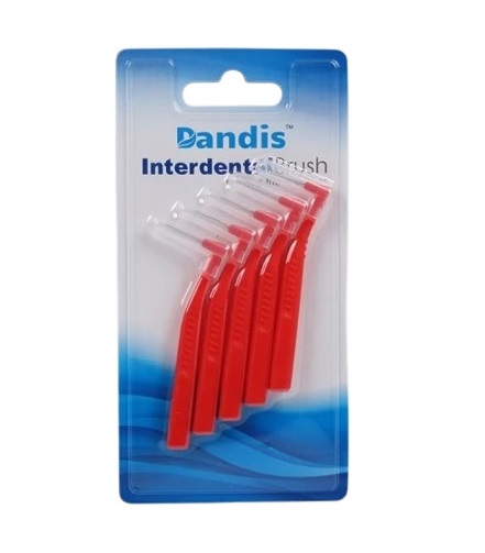 Interdental Brush L Shape 5Pc/Box | Interdental brush for braces ...