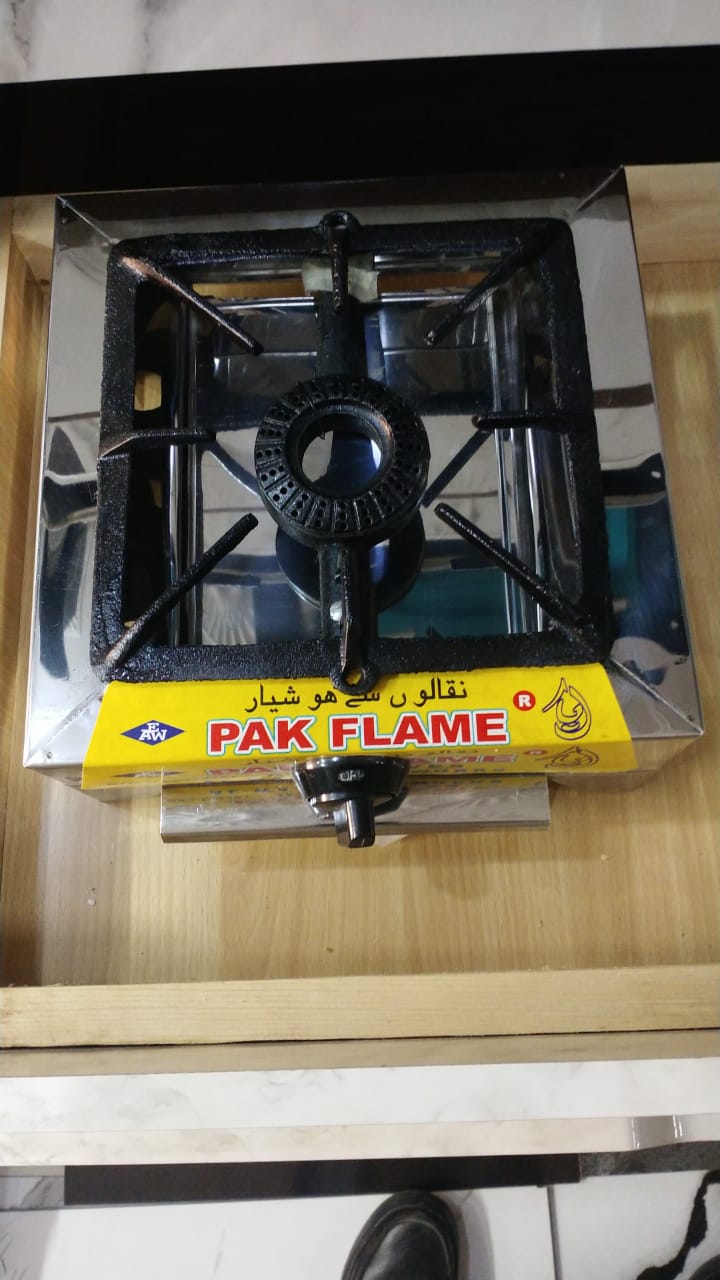 Pak Flame Single Burner Stove- Portable choolah_Natural gas and lpg ...