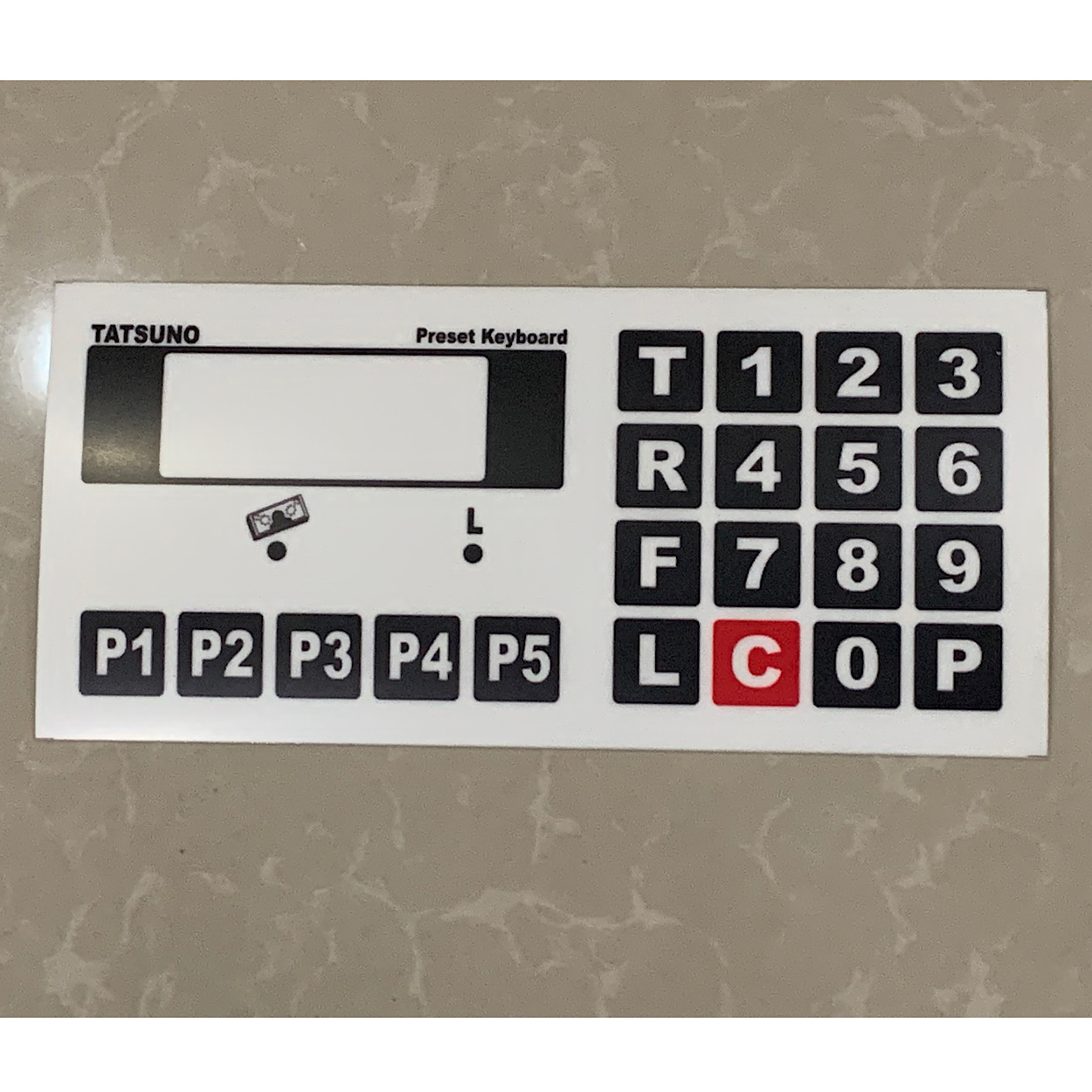 Petrol Pump Station Keypad Fuel Dispenser Sticker Waterproof High ...