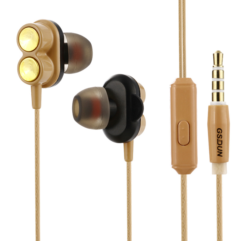 DKS-012 Subwoofer Stereo In-Ear Computer Mobile Phone Universal Earbuds ...