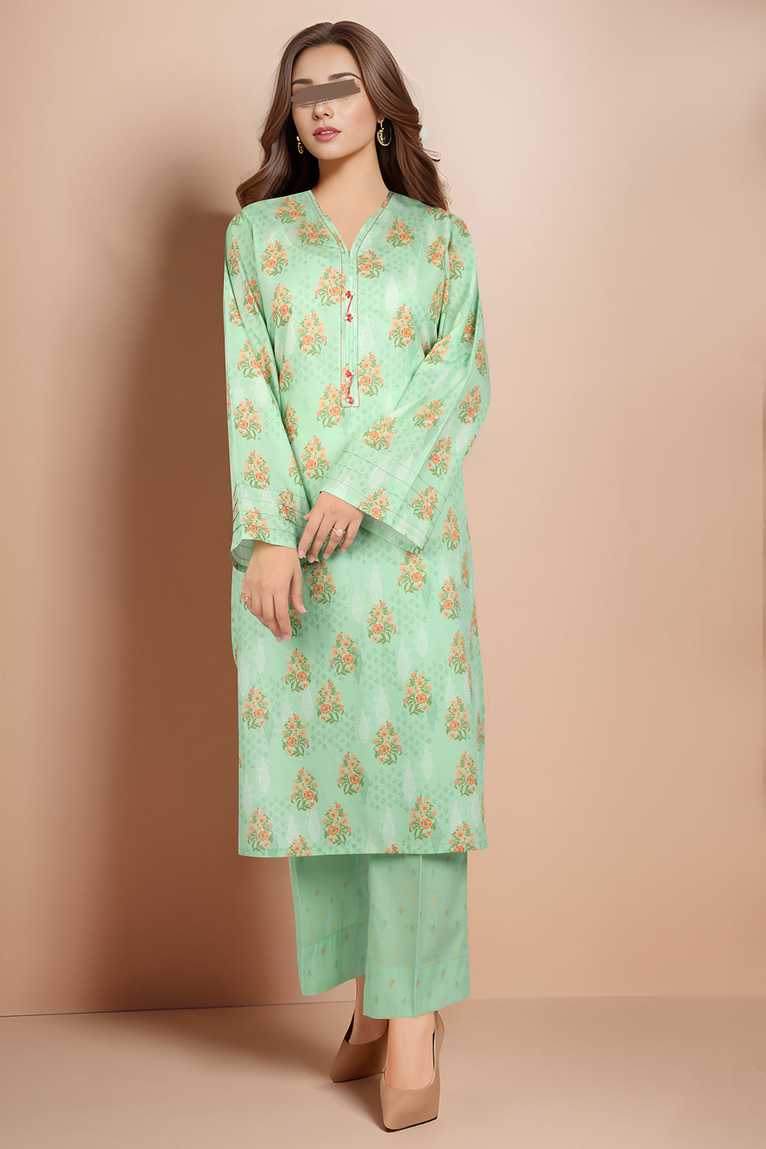 Saya Unstitched Shirt and Trouser For Women and Girls - Fabric: Cambric ...