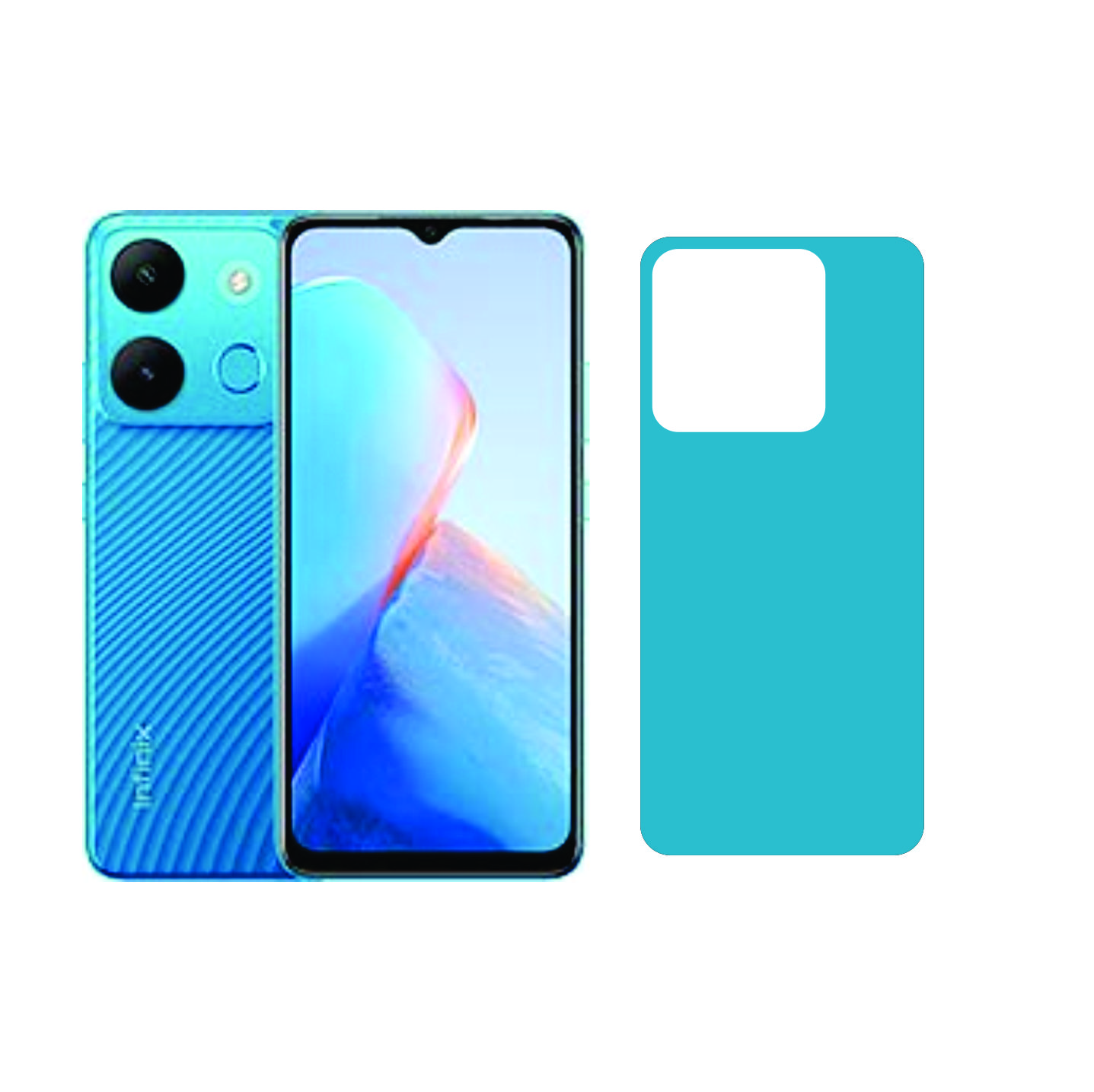 Infinix Smart 7 (X6515) Only Back (OB) Anti-stain Full back Wrap Cover ...
