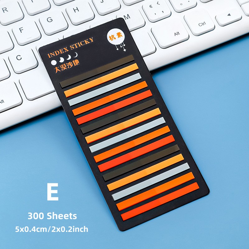 RHS Online 300 Sheets Extra Thin Transparent Solid color Sticky Notes ...