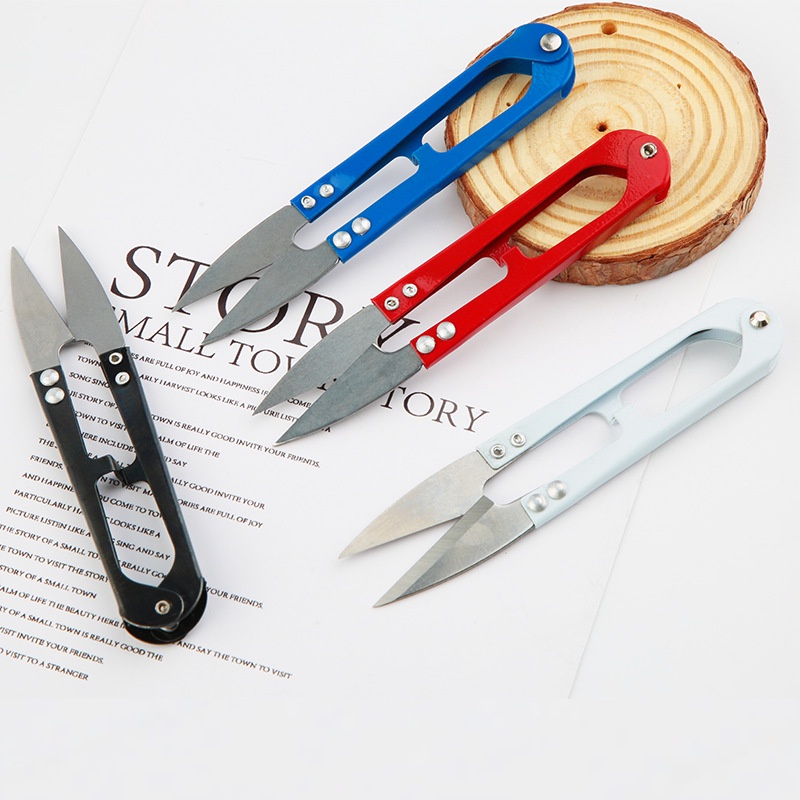 U Shaped Tailor's Thread Cutter Clipper Mini Scissors Hand Trimming ...