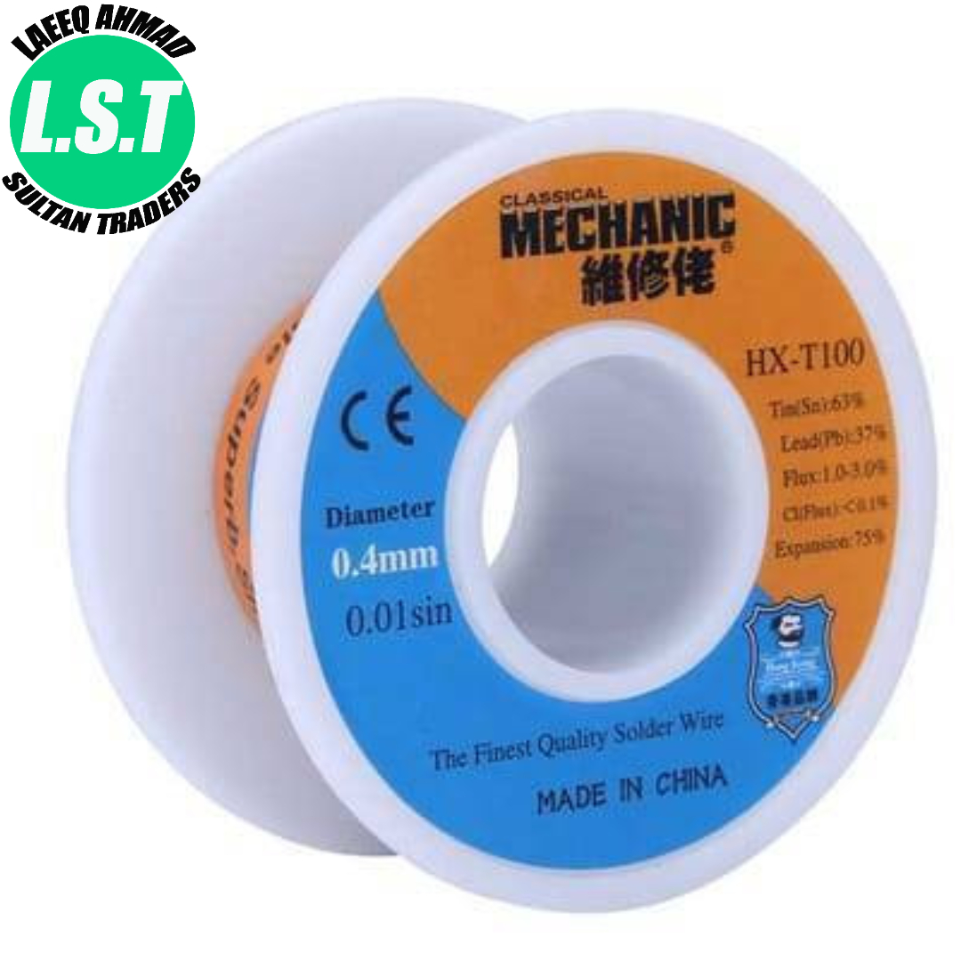 Mechanic HX-T100 0.4mm 55 Grams Soldering Wire | Daraz.pk