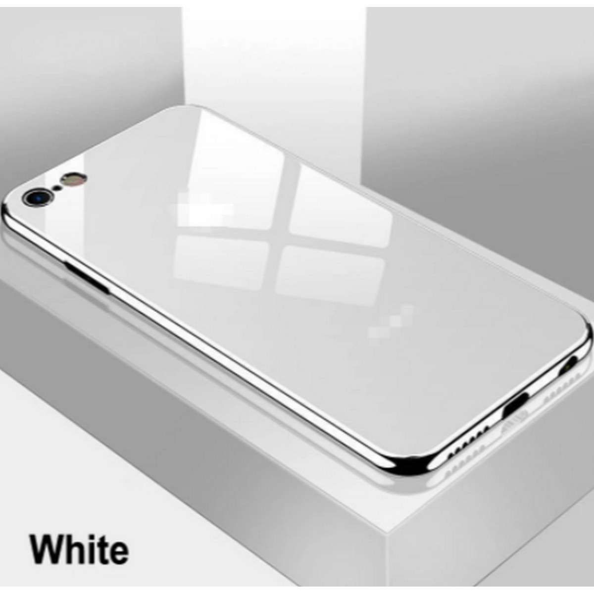 Luxury Tempered Glass Back Cover Compatible for IP 7 Plus / 8 Plus 6/S ...