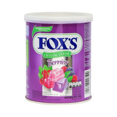 Fox's Crystal Clear Berries Candy Tin 180gm (Imported) | Daraz.pk