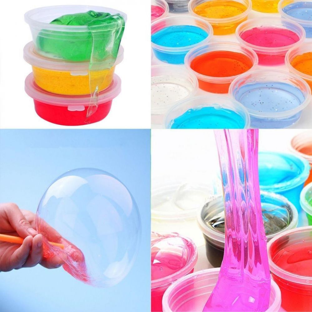 Pack of 12 Slime For Kids Magic Crystal Soft Slime Fluffy Slime Playful ...