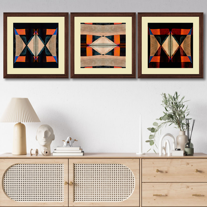 Set of 3 Abstract Wall Art Frames, Collage Frames for Wall Décor – Raqeeq BF88 | Daraz.pk