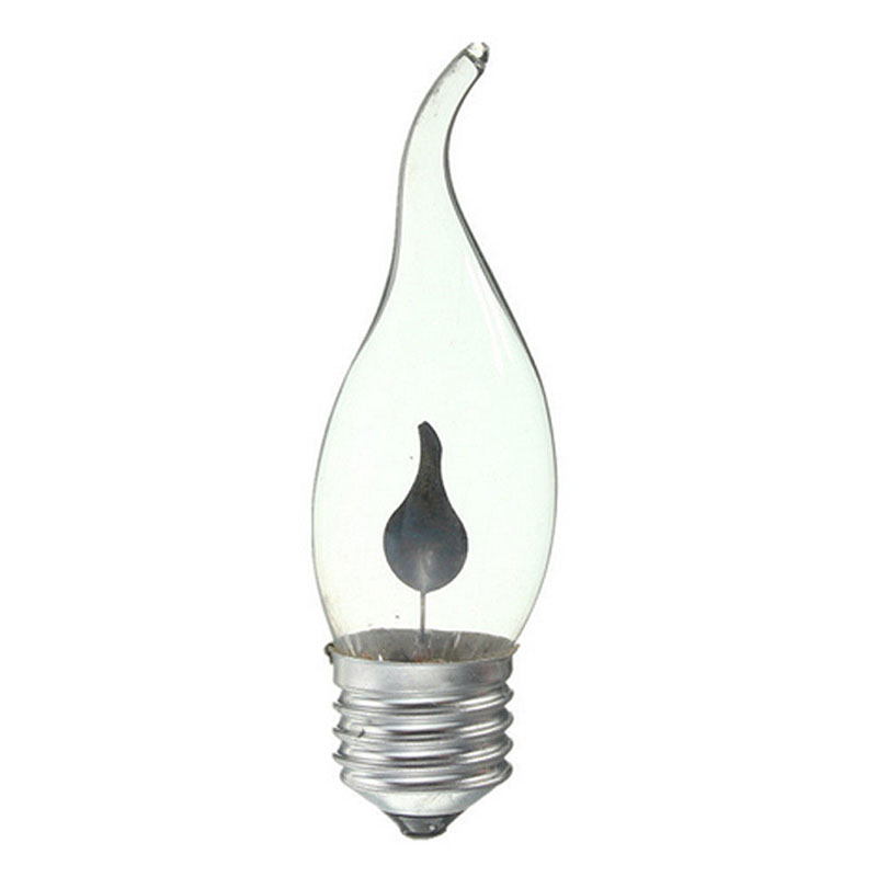 E14 E27 LED Bulb- Flame Chandelier Candle Light- Flame Fire Flickering ...