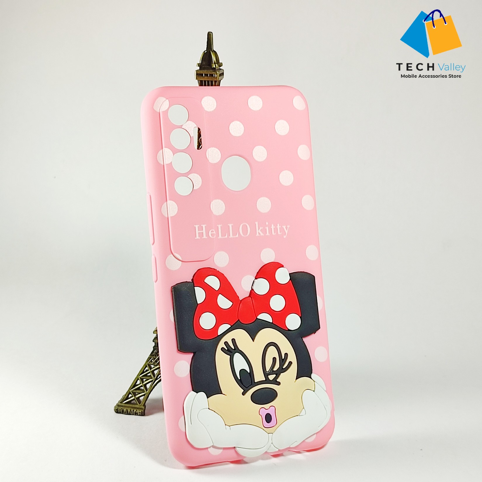 Tecno Spark 7 Pro Back Cover Mickey and Minnie Mouse Cartoon Case for ...