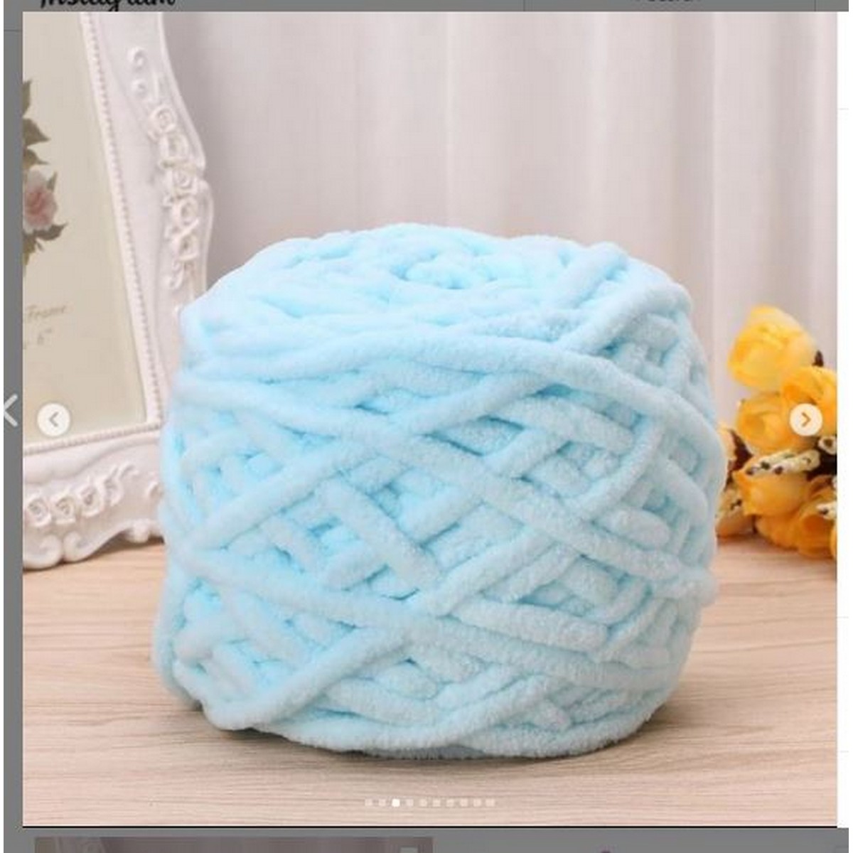 100Gram Chunky Plush Yarns solid / multi color | Daraz.pk