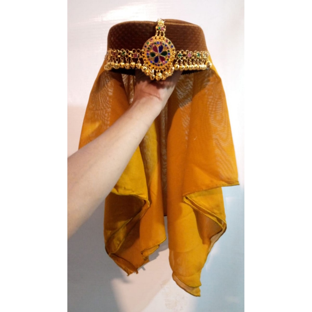 New stylish Halima sultan complete cap with scarf and matha patti ...