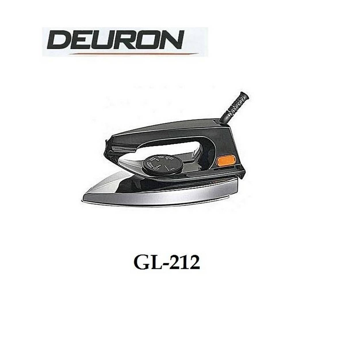 Deuron GL-212 - Dry Iron - Black | Daraz.pk